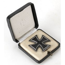 German WW2 Iron Cross first class 1939 '4' - Cased - German WW1-2 Iron ...