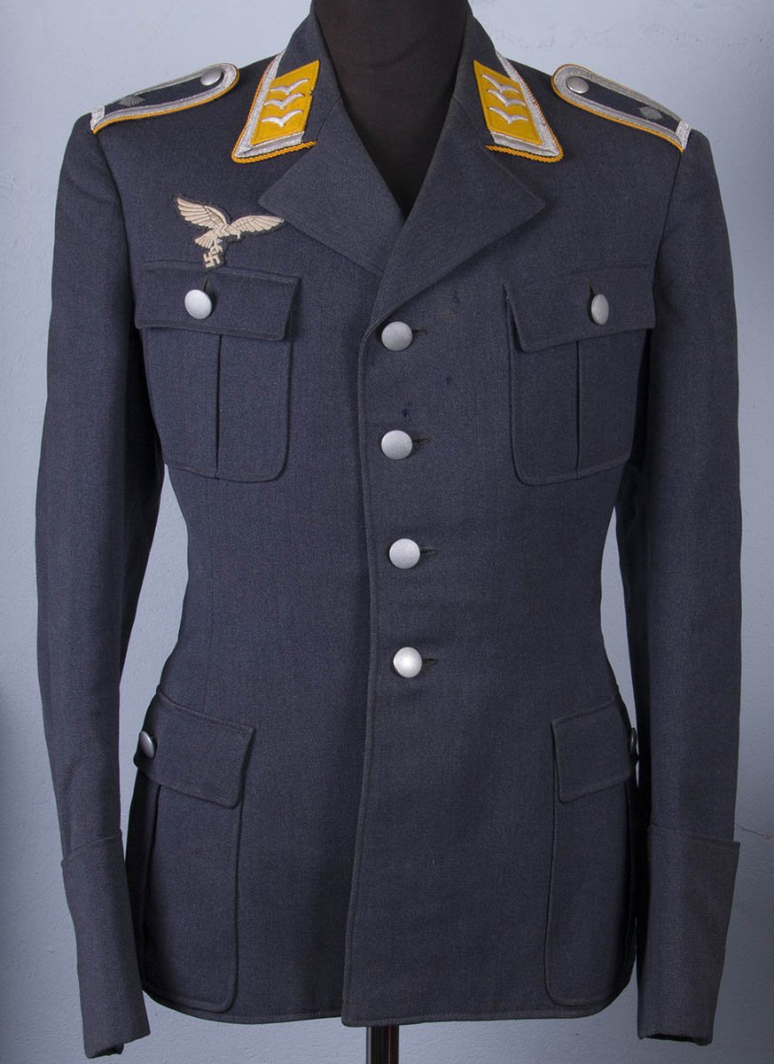 Luftwaffe Flight Feldwebel's service tunic - Named - German WW1-2 ...