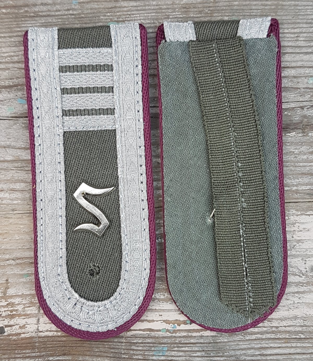 DDR, Zivilverteidigung Shoulder boards - Officer Student, Year 4 - DDR ...