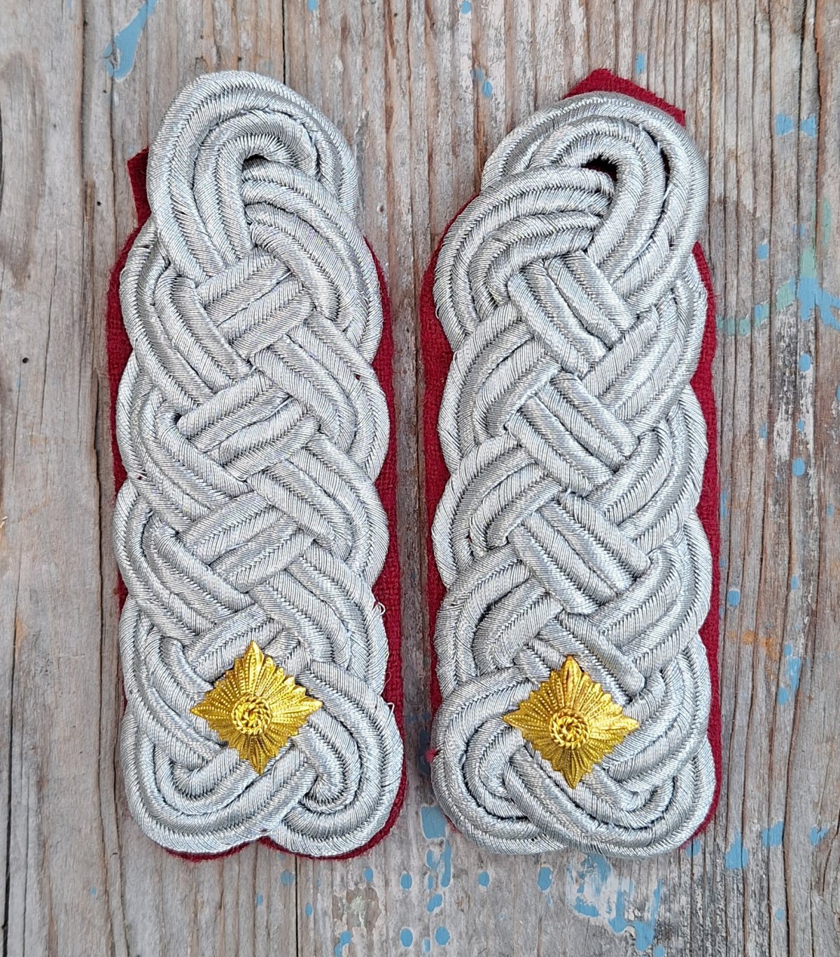 DDR, MfS Stasi Shoulder boards - Major - DDR Uniforms & Headgear ...