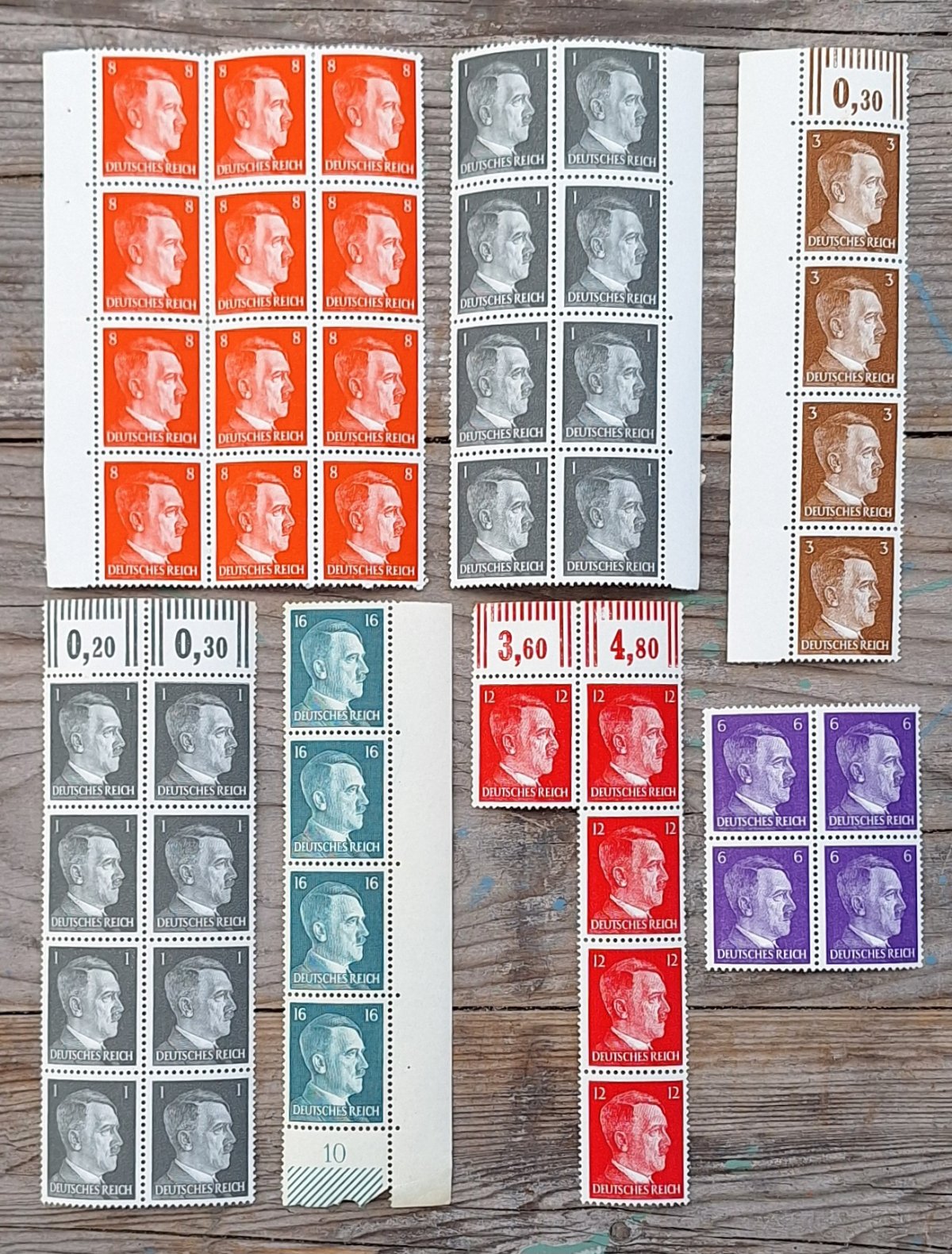 Postage stamps lot - AH - Documents, paper money and more ...