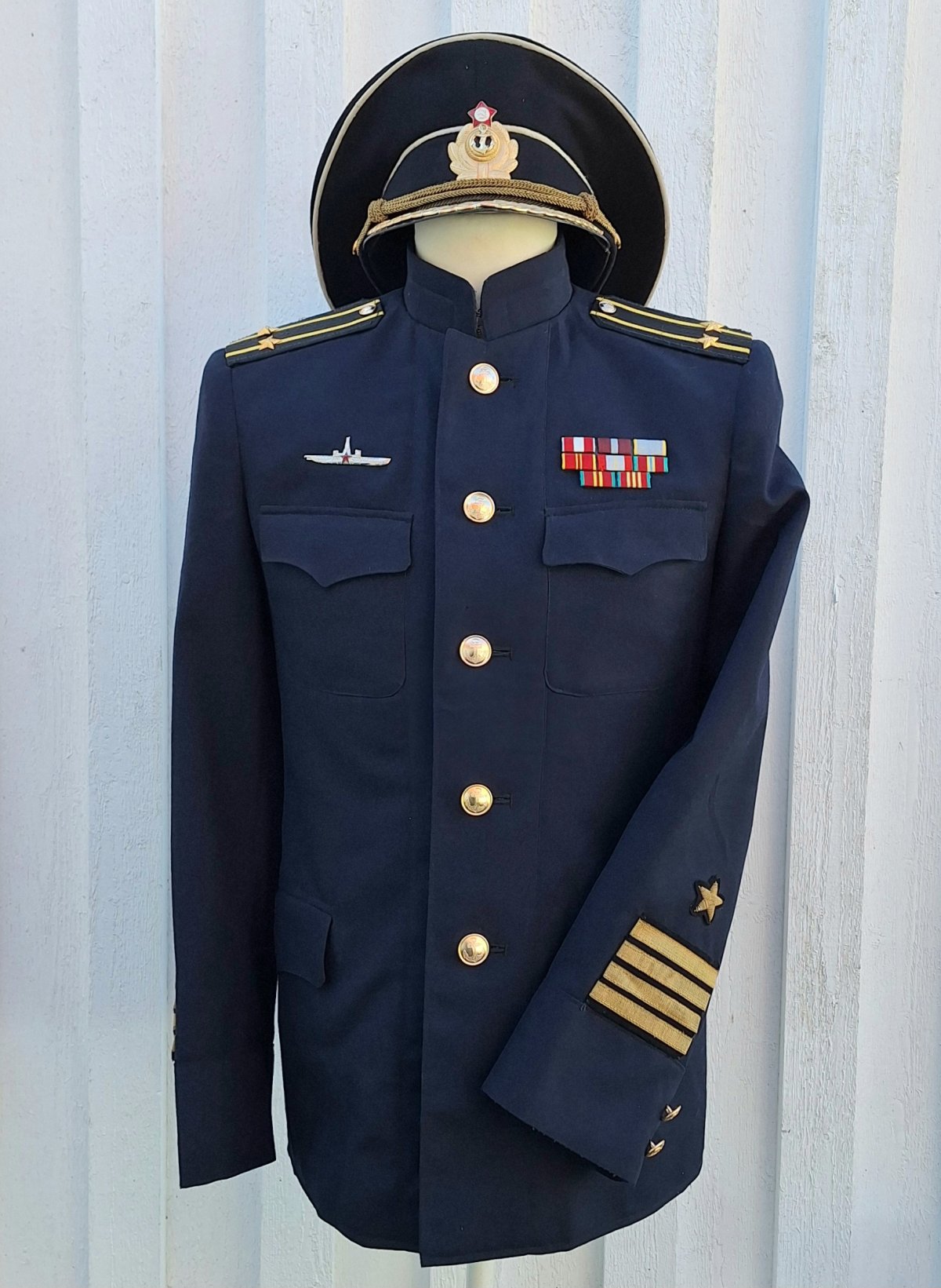 Soviet Submarine Captain 2nd class service uniform - Soviet and Russia ...