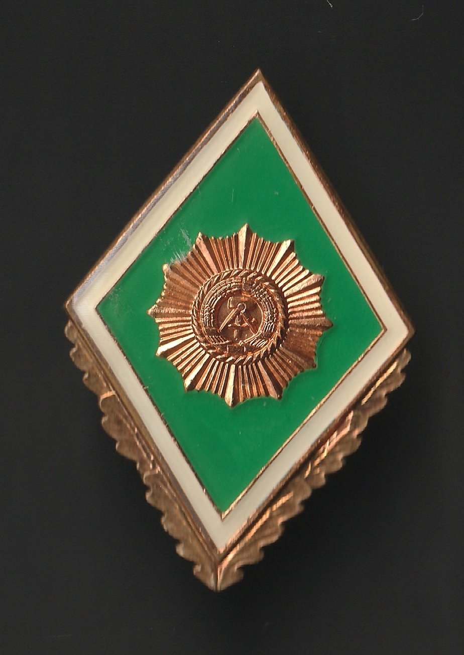 DDR, MdI „Artur Becker“ Officer Graduate badge - DDR Awards & Badges ...