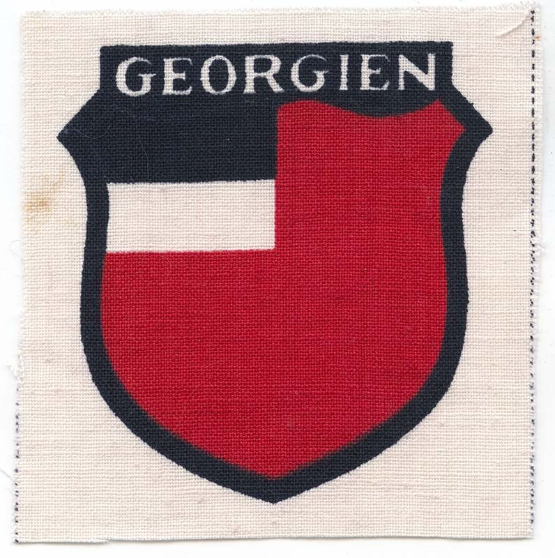 German-Russian WW2 Army Georgien volunteer's sleeve shield - German WW1 ...