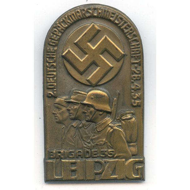 German WW2 SA- 35th Leipzig Brigade 1935 Badge - German WW1-2 Tinnies ...