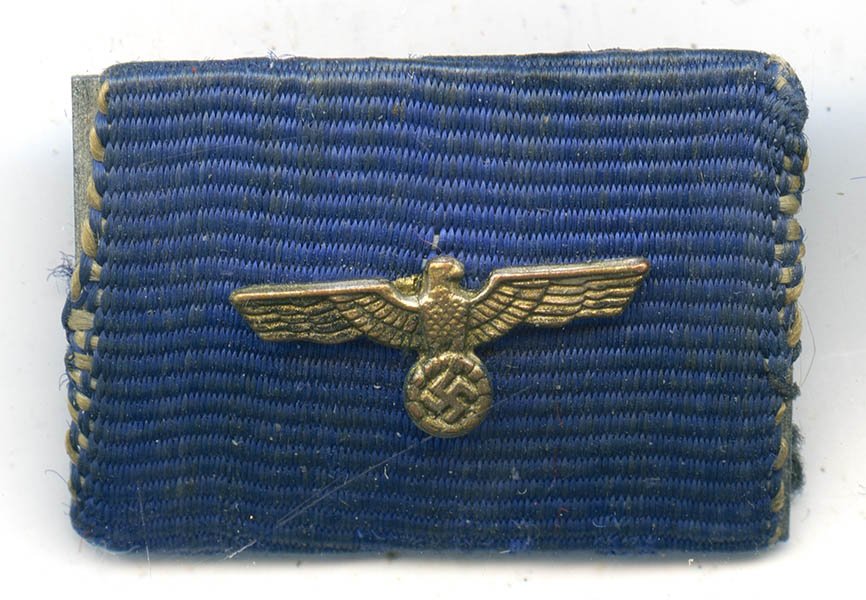 German WW2 12 years army Long Service Award ribbon bar - German WW1-2 ...