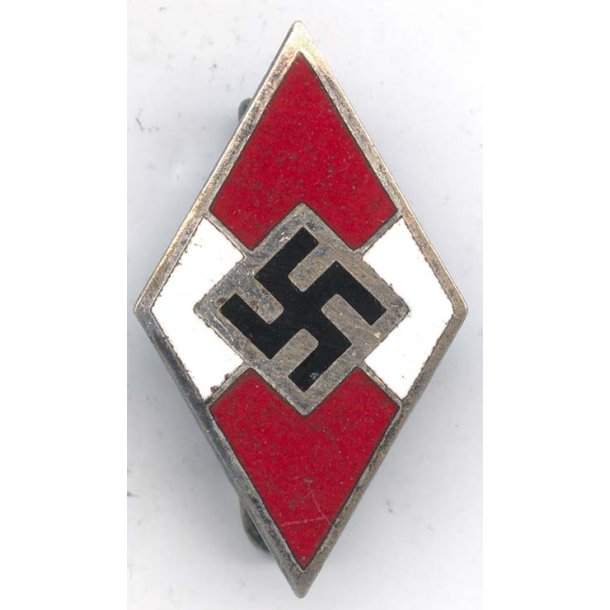 German WW2 HJ member's badge 'M1/14' - German WW1-2 Tinnies and small ...