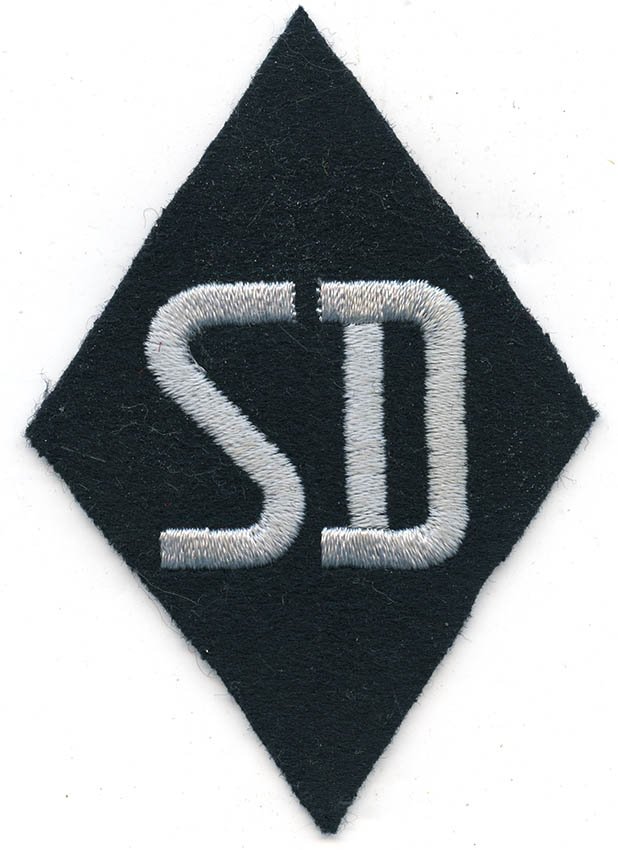 German WW2 SS Sicherheitsdienst Sleeve diamond badge - German WW1-2 ...
