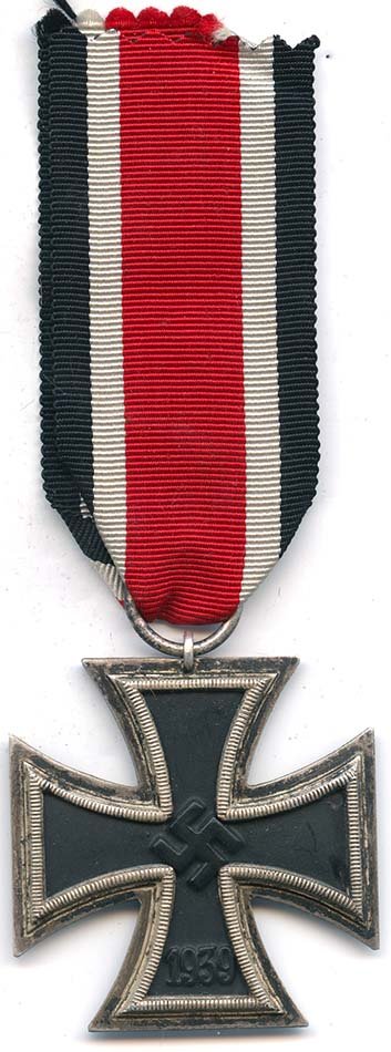 German WW2 Iron Cross second class 1939 '132' - German WW1-2 Iron Cross ...
