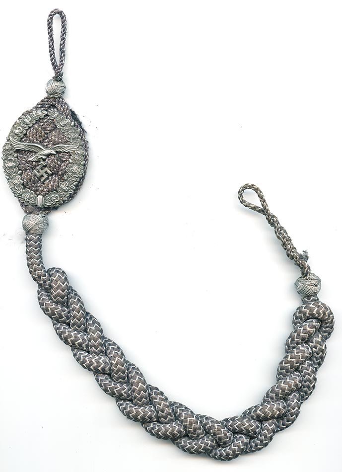 Luftwaffe Grade one marksmen’s lanyard - German WW1-2 Awards ...