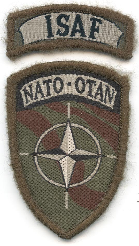NATO OTAN -ISAF sleeve patches - Other Countries - GreatMilitaria.com