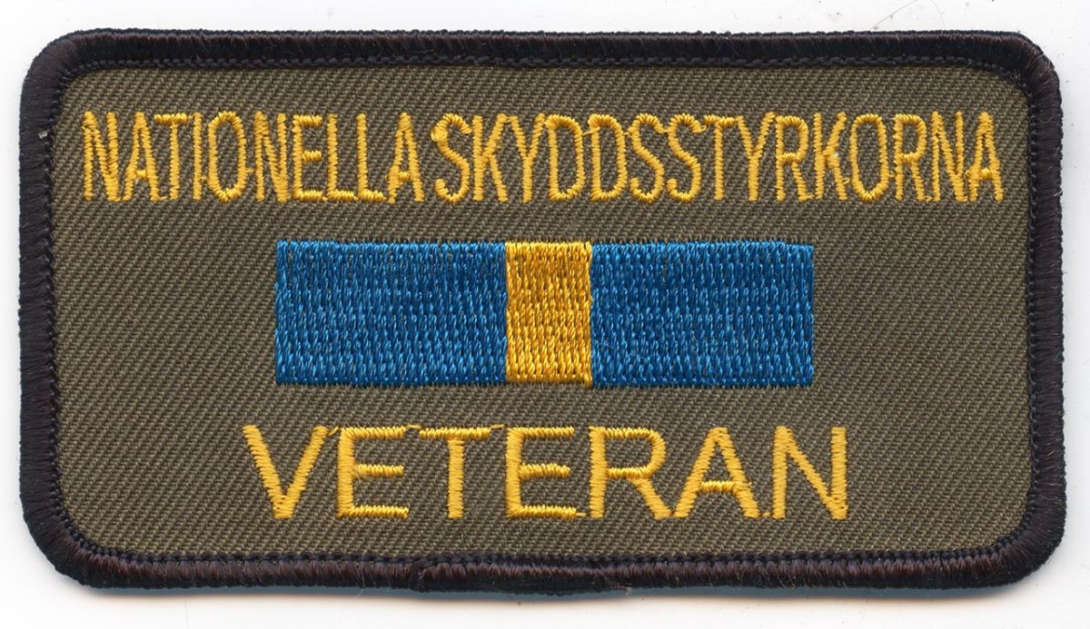 Swedish Nationella Skyddsstyrkorna - Veteran - cloth patch - Sweden ...
