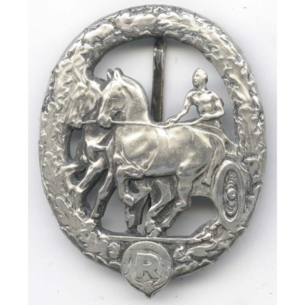 German WW2 Horse driver's badge in Silver "Chr Lauer" - German WW1-2 ...