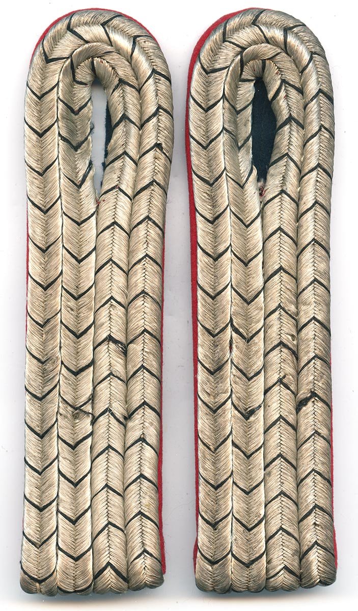 German WW1 Preussen Officer's shoulder boards - German WW1-2 Cloth ...
